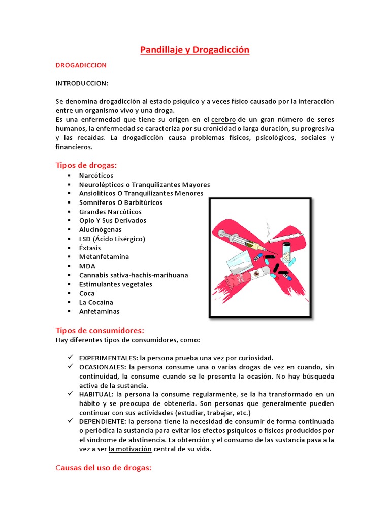 Pandillaje y Drogadicción | PDF | Drogas | Thriller y crimen