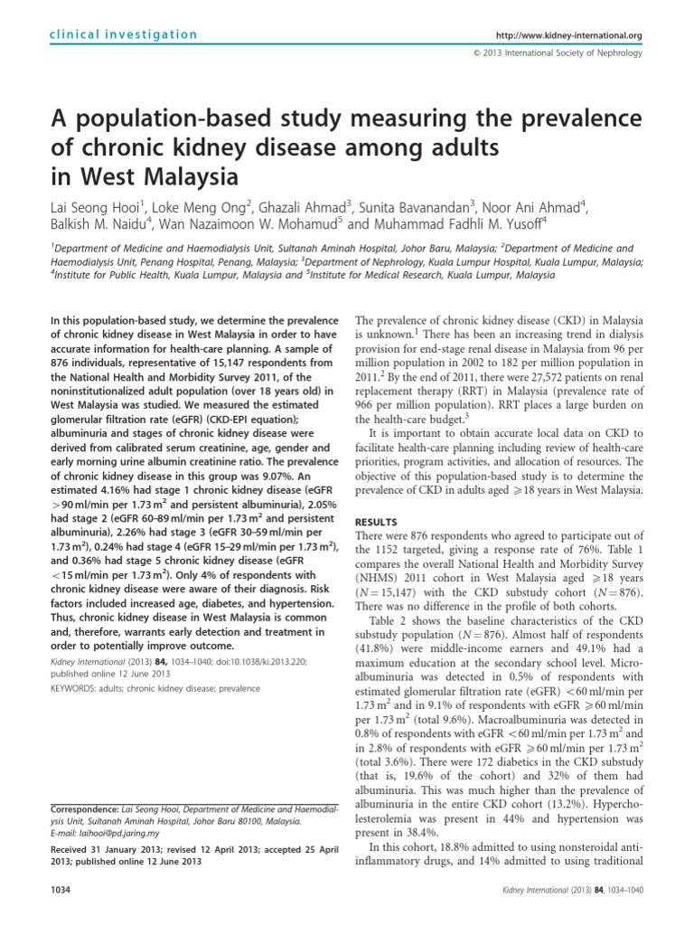 Econo 3 | PDF | Chronic Kidney Disease | Renal Function