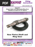 8 Speed Automatic Gearbox 09s Repair Eng | PDF | Axle | Automatic ...