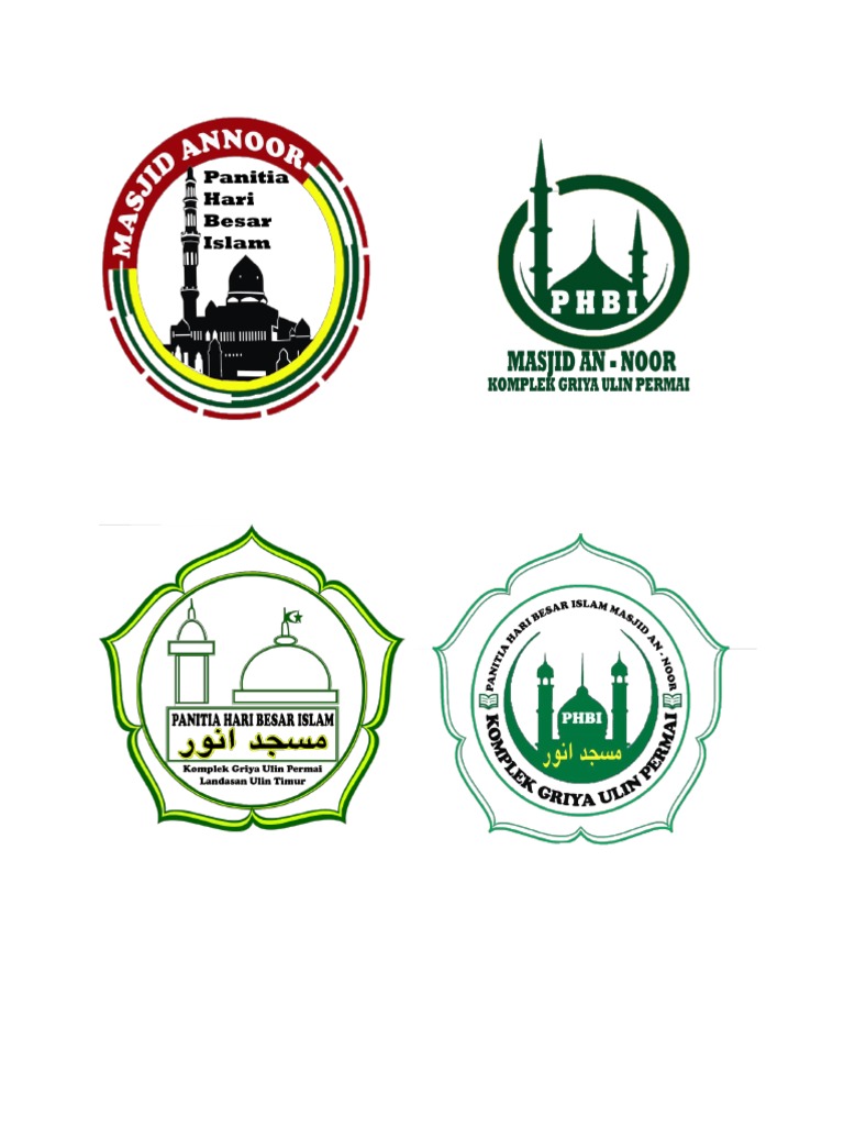 Desain Logo PHBI Mesjid Annor | PDF