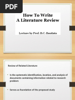 Tips in RRL and RRS Writing | PDF | Methodology | Academic Discipline ...