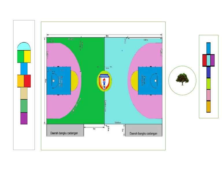 Sketsa Lapangan Sekolah Ramah Anak | PDF