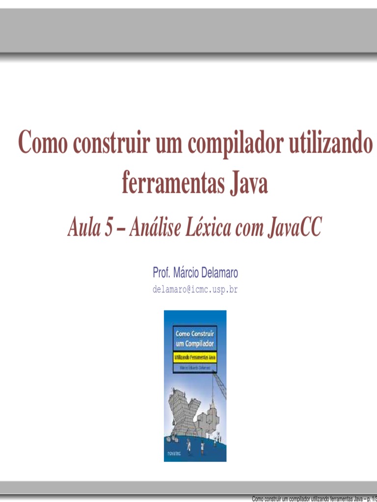 Como Construir Um Compilador Utilizando Ferramentas Java | PDF ...