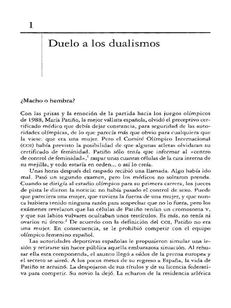 Duelo A Los Dualismos | PDF | Homosexualidad | La sexualidad humana