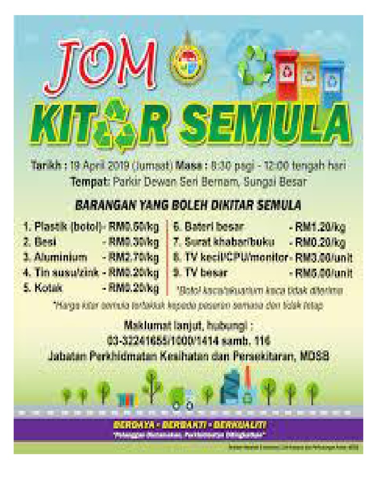 Template Kitar Semula | PDF