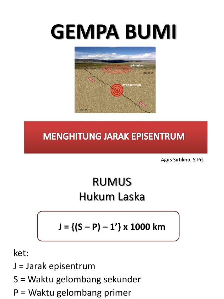 Mengukur Jarak Episentrum | PDF | Sains & Matematika