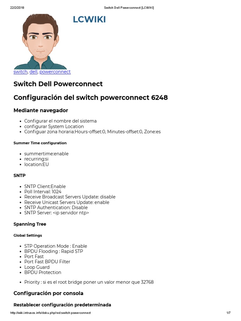 Switch Dell Powerconnect (LCWIKI) | PDF | Network Switch | Computer Networking
