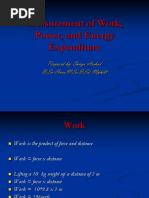 ACSM Metabolic Equations Overview | PDF | Physical Quantities | Physics