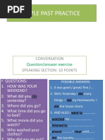 Past Perfect Speaking Activity | PDF