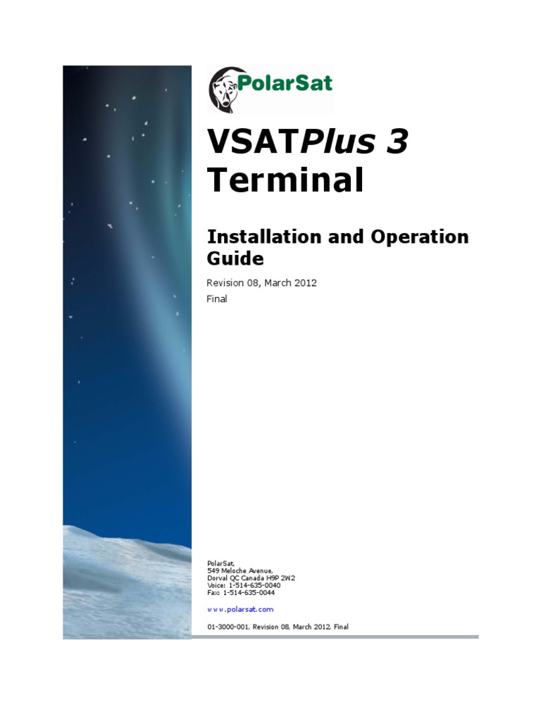 Vsat Plus 3 Manual Usuario | PDF | Internet Protocol Suite | Computer ...