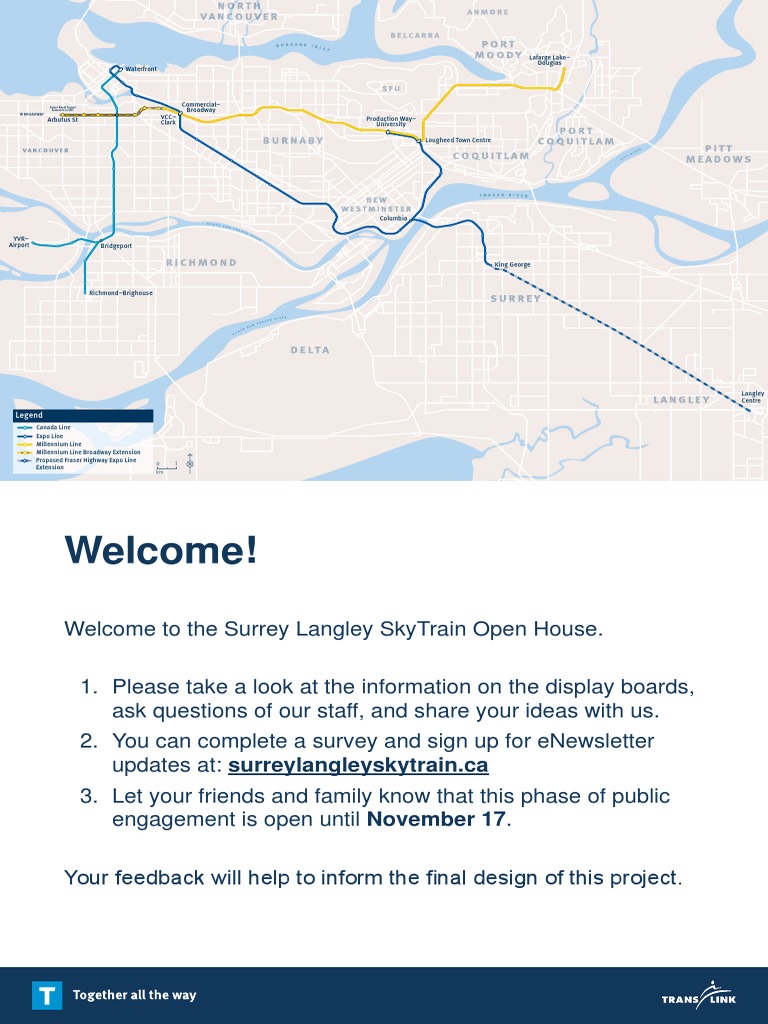 Surrey-Langley SkyTrain Plan | PDF | Public Transport | Transport