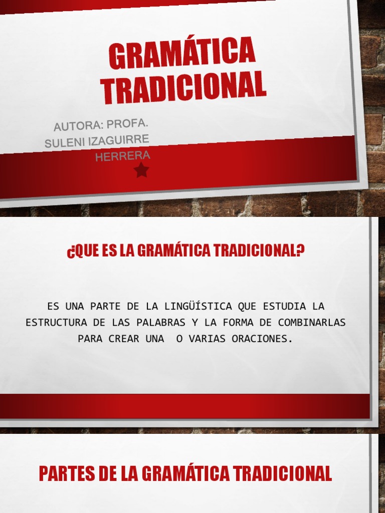 Introducción a la Gramática Tradicional | PDF | Sustantivo | Verbo