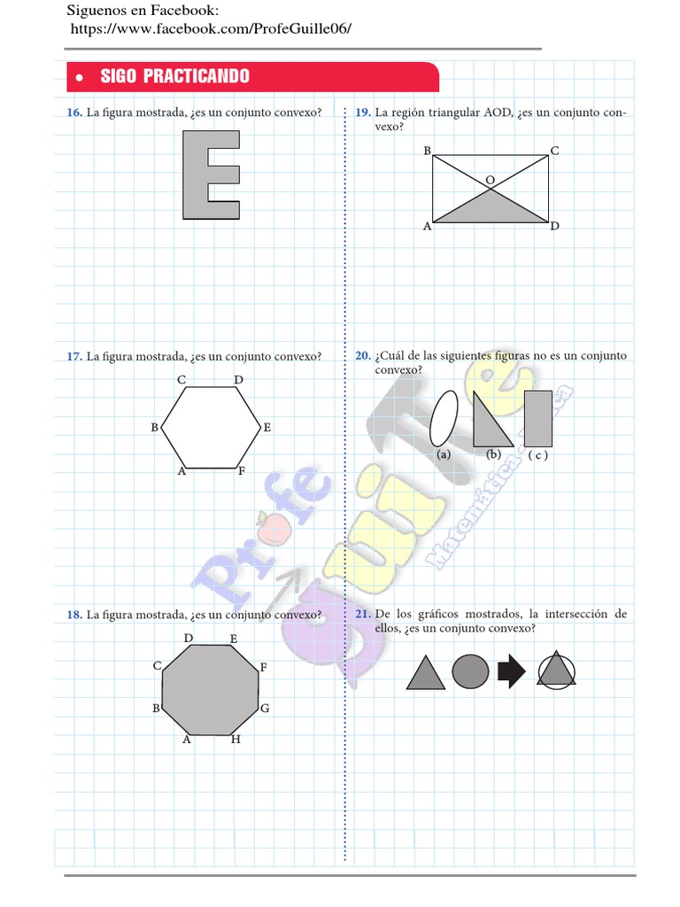 Convexo y Concavo | PDF | Conjunto convexo | Geometría
