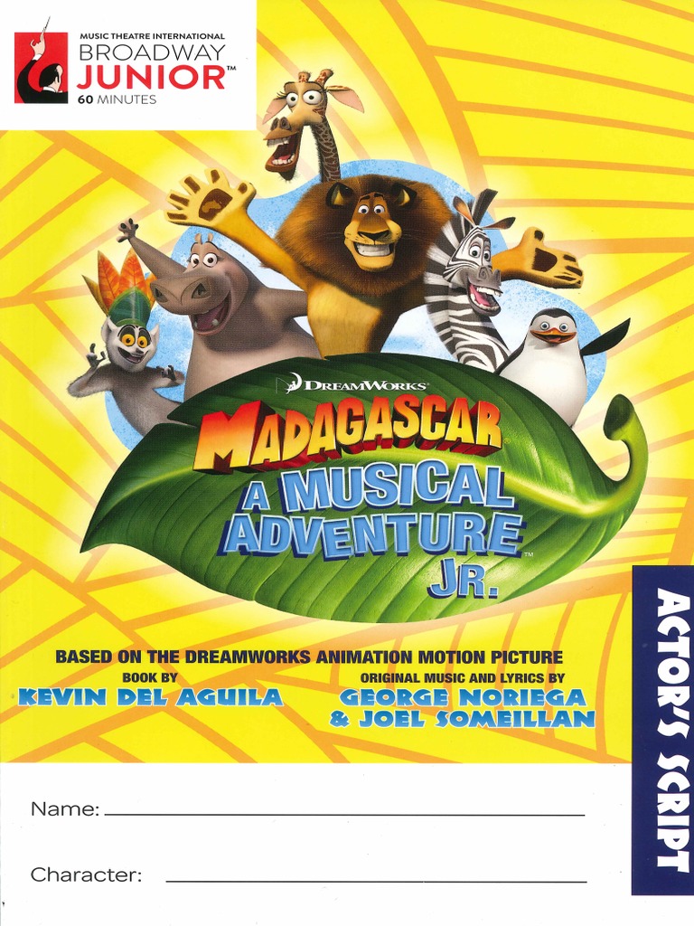 Madagascar JR Actors Book 2 | PDF