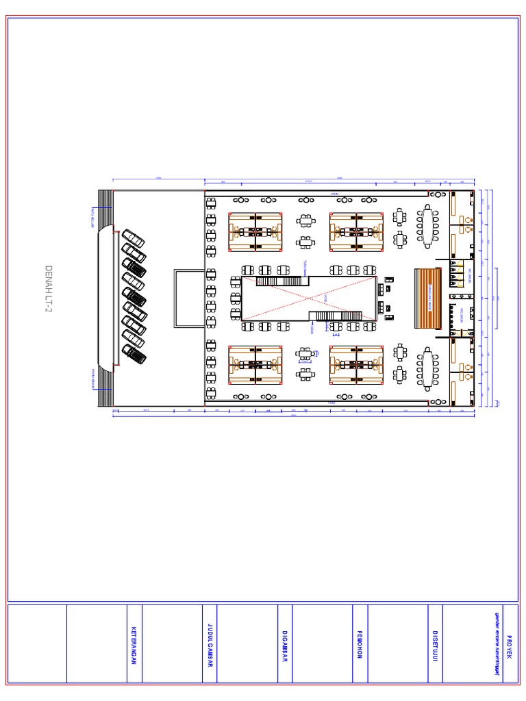 Denah Lt-2 Food Court | PDF