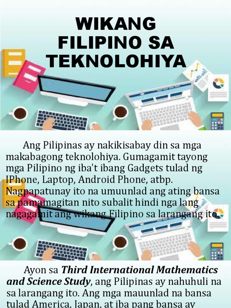 Wikang Filipino Sa Teknolohiya | PDF