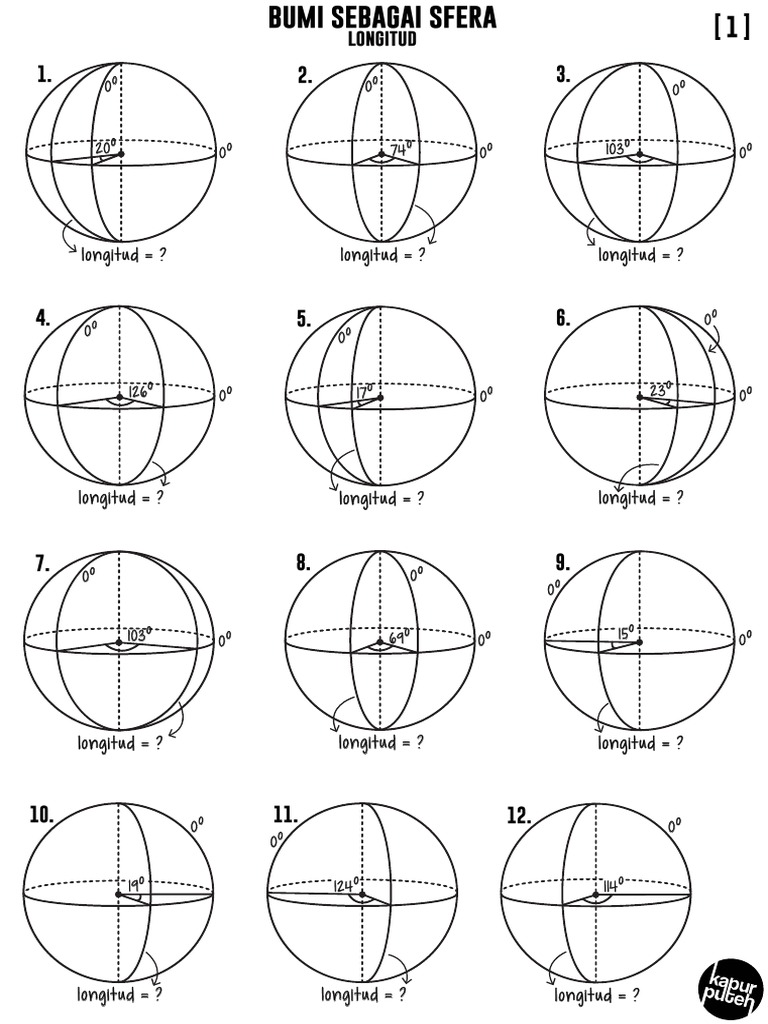 Bumi Sebagai Sfera dan Koordinat | PDF