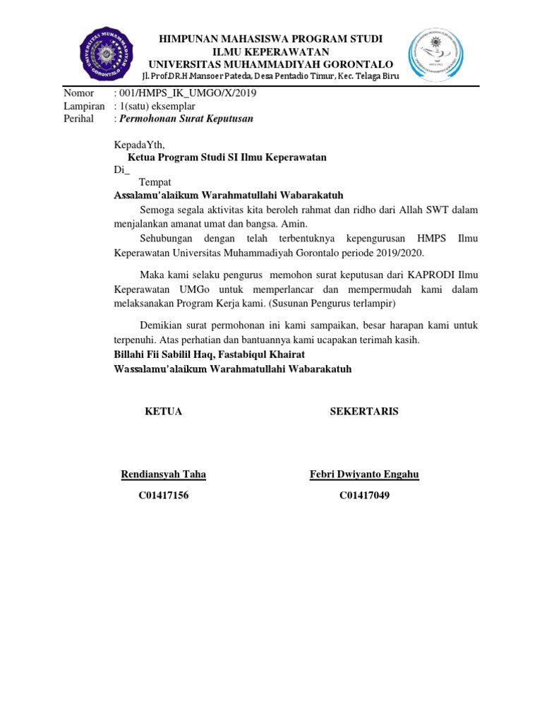 Permohonan SK Hmps | PDF