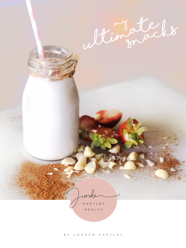 Jordan Hartley Health Snack Recipe E-Book | PDF | Roasting | Baking