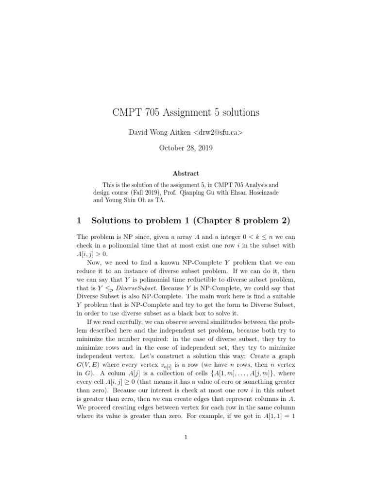 Assignment5 Drw2 B | PDF | Time Complexity | Theory Of Computation
