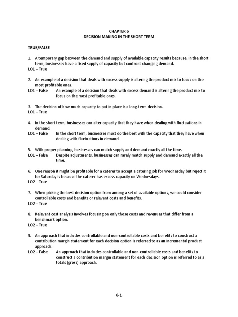 Management Advisory Services Test Banks 2 | PDF | Demand | Cost