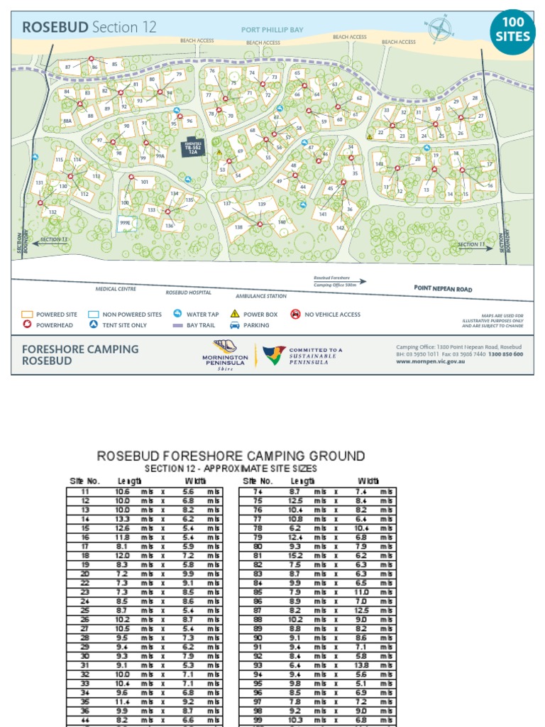 Rosebud Foreshore Camping Guide | PDF | Nature | Leisure