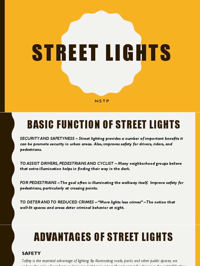 Streetlights | PDF | Street Light | Lighting