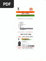 Pan Card Back Side | PDF