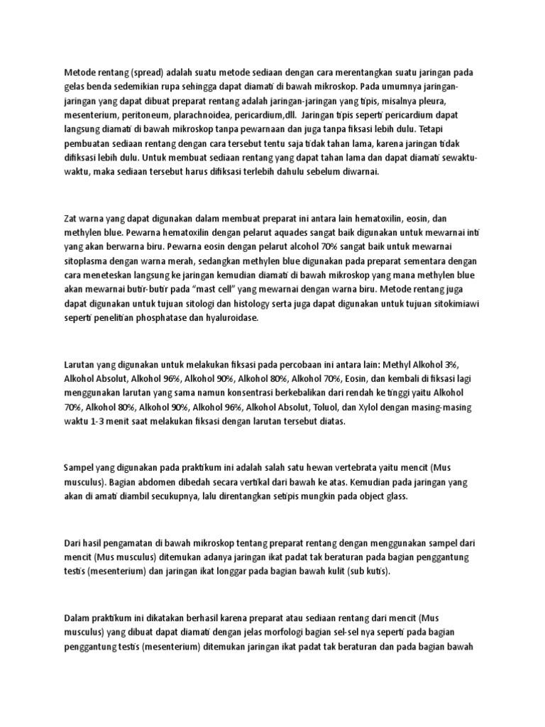 Metode Rentang | PDF