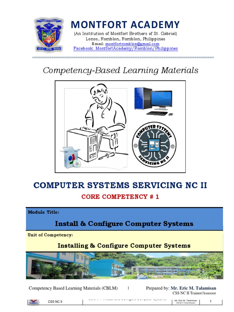 CSS NC II CORE 1: Install & Configure Computer Systems | PDF | Microcomputers | Installation ...