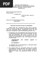 Motion For Execution (Sample) | PDF | Plaintiff | Legal Remedy