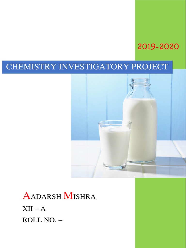 Chemistry Project Class XII | PDF | Chemistry | Physical Sciences