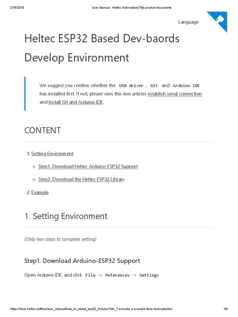 Heltec v2 Lora Windows Arduino Library Install | PDF | Arduino | Integrated Development Environment