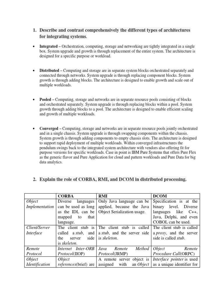 Describe and Contrast Comprehensively The Different Types of ... Describe and Contrast Comprehensively The Different Types of ...