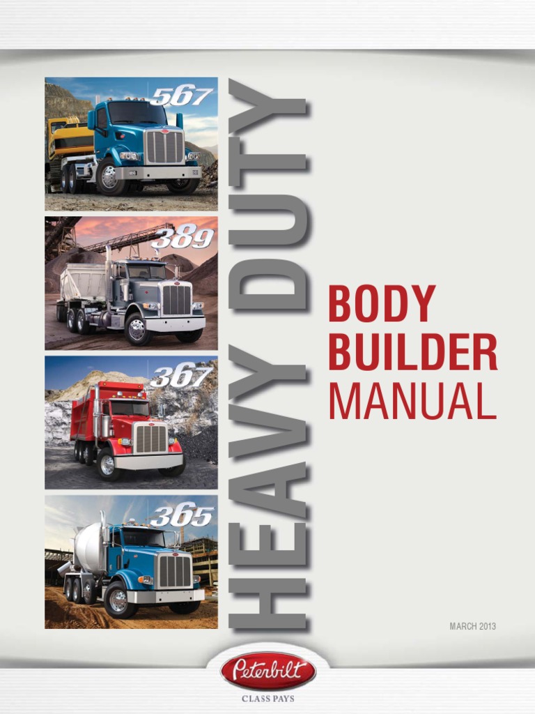 Peterbilt Body Builder Manuals - Peterbilt Heavy Duty Body Builder ...
