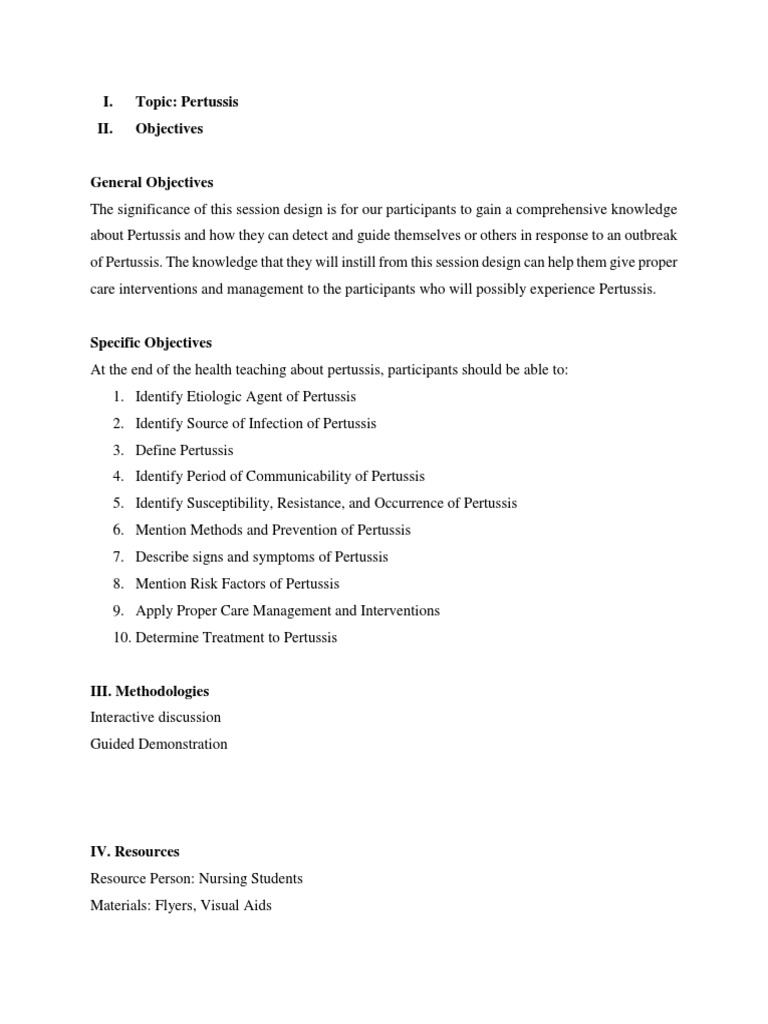 A Comprehensive Guide to Pertussis: Etiology, Signs and Symptoms ...