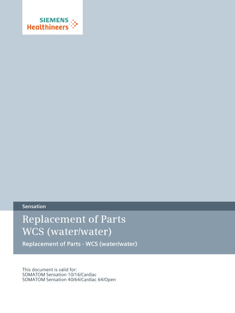 WCS Water Water, Replacement of Parts - WCS Water Water CSTD CT02-023. ...