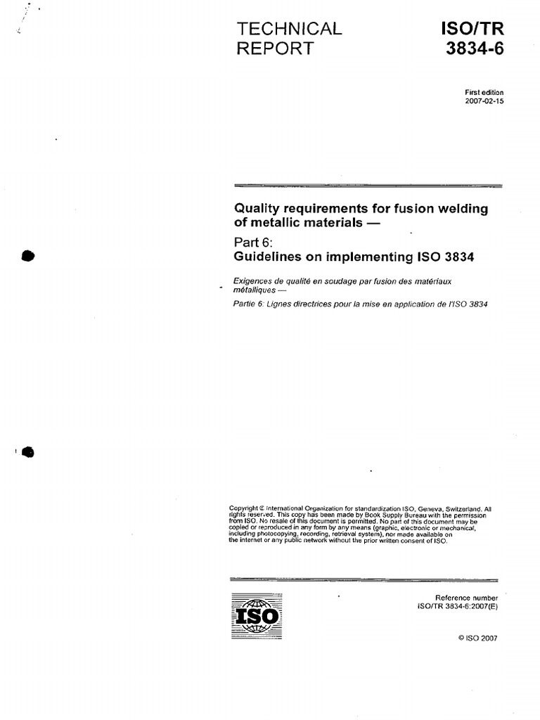Iso 3834-6 | PDF