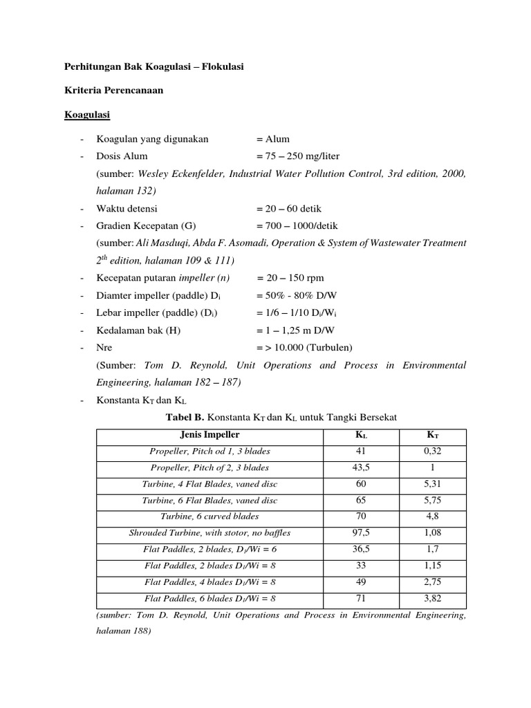Koflok - Sedimentasi | PDF | Teknologi Gas | Teknik Hidrolik