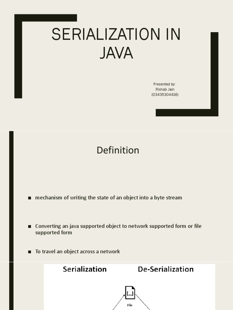 Serilization | PDF