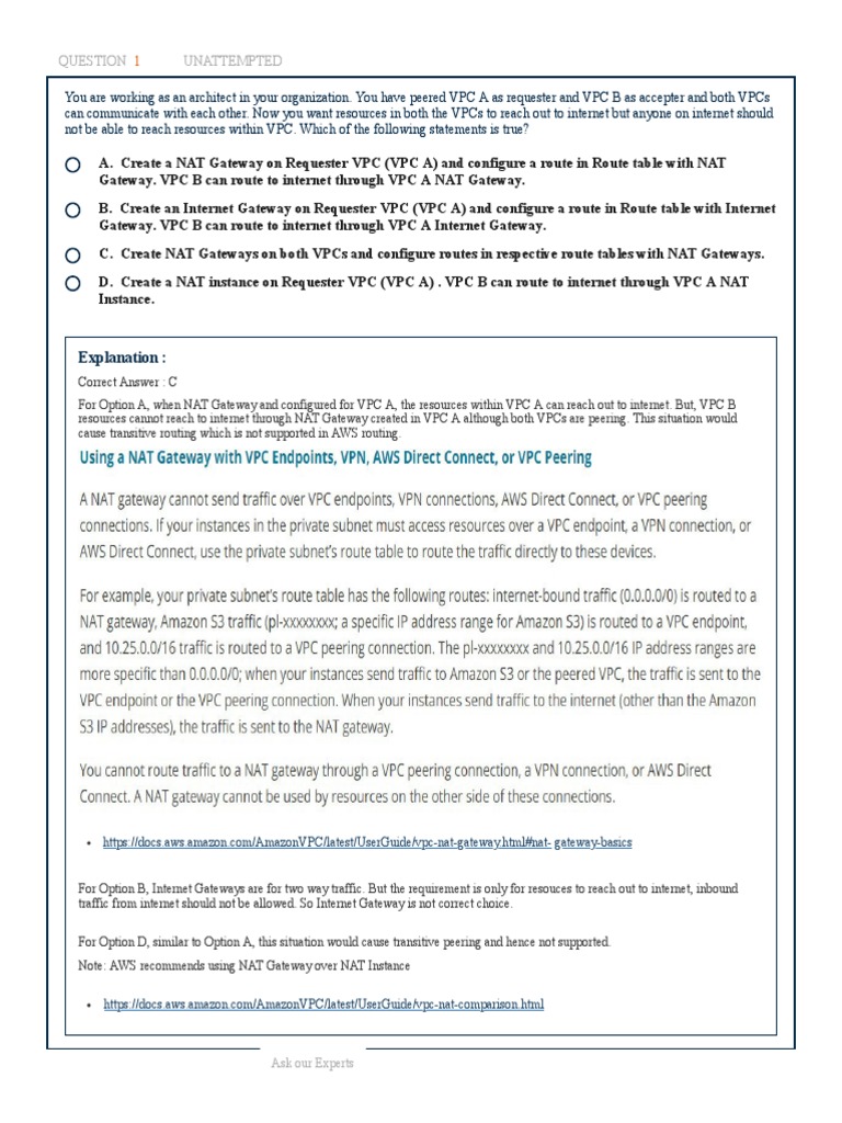 AWS Notes | PDF | Port (Computer Networking) | Ip Address