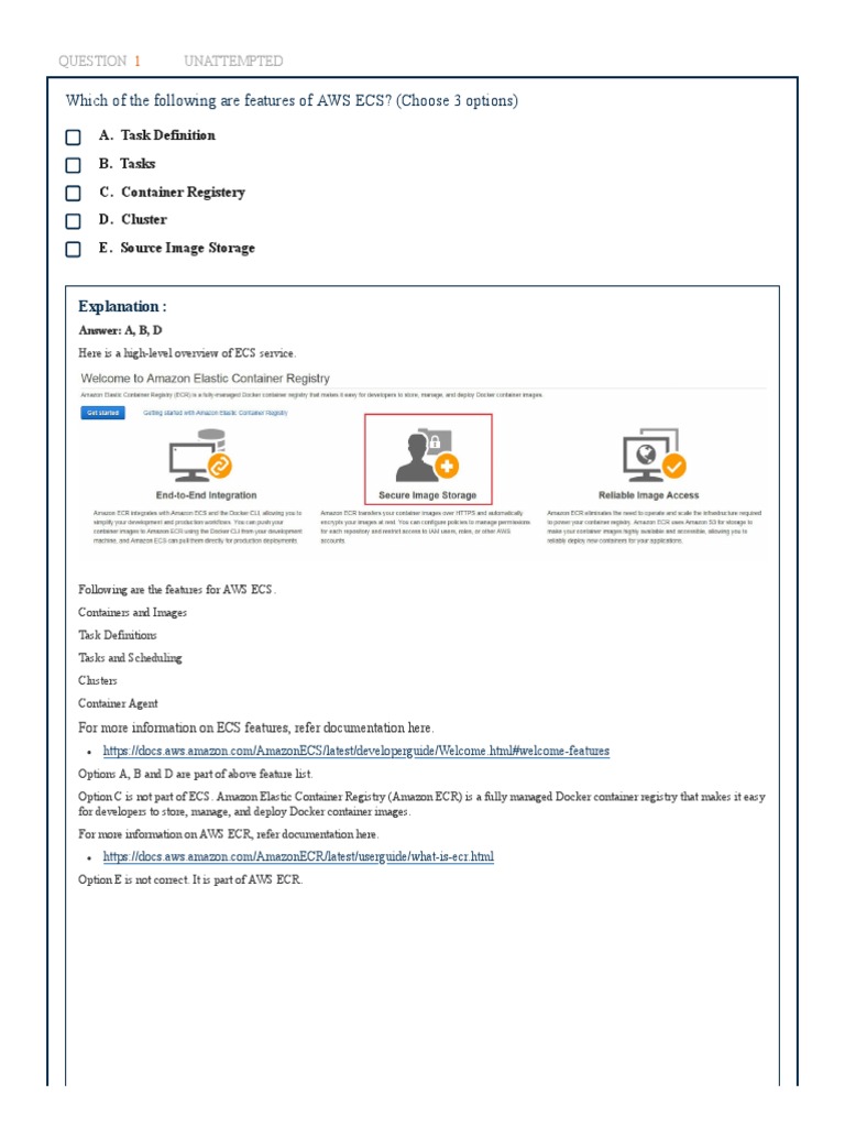 8.amazon Elastic Container Service (ECS) PDF | PDF | Amazon Web ...