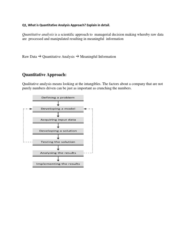Quantitative Analysis Paper | PDF | Level Of Measurement | Sampling ...