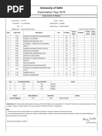 BA Marksheet | PDF