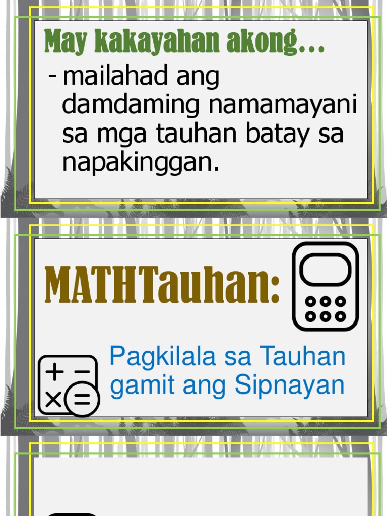 Mahalagang Tauhan | PDF