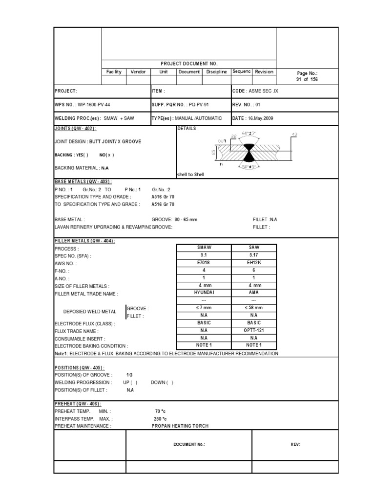 WPS | Welding | Industrial Processes