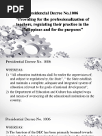 Resolution No. 435 Code of Ethics | PDF | Teachers | Philippines