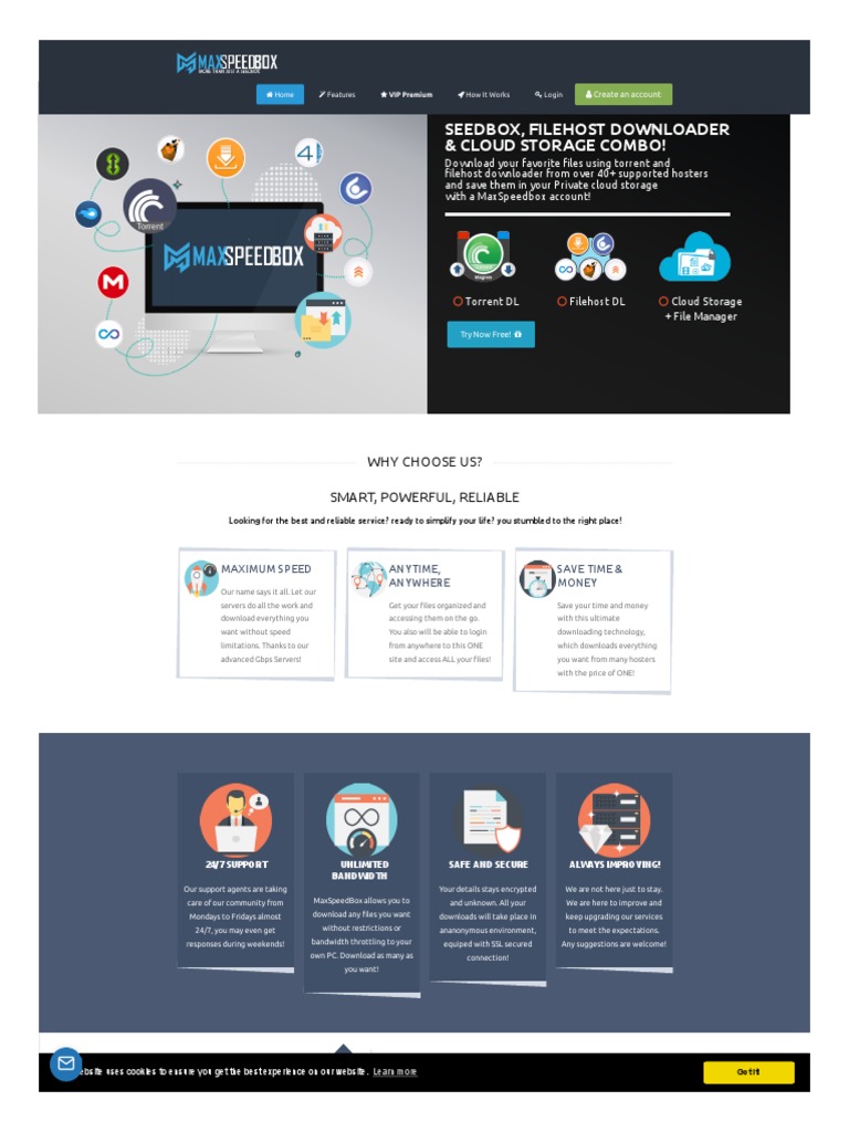 Seedbox, Debrid & Premium Link Generator | PDF | Download | Online Services