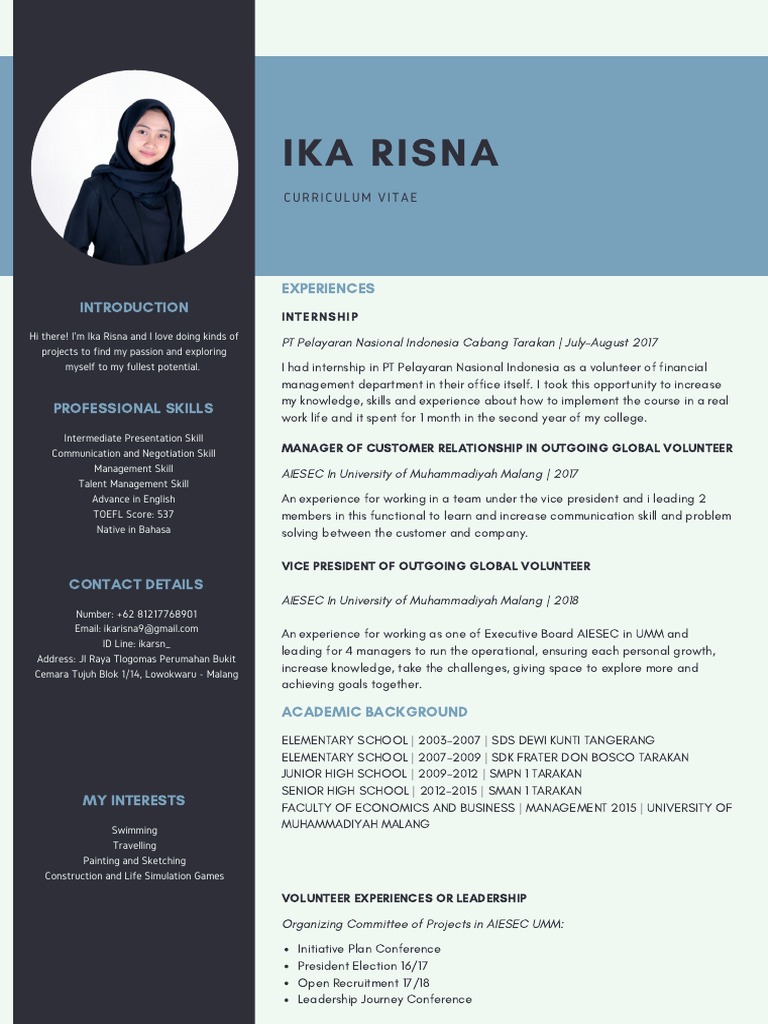 CV Ika Risna | Download Free PDF | Behavior Modification | Learning