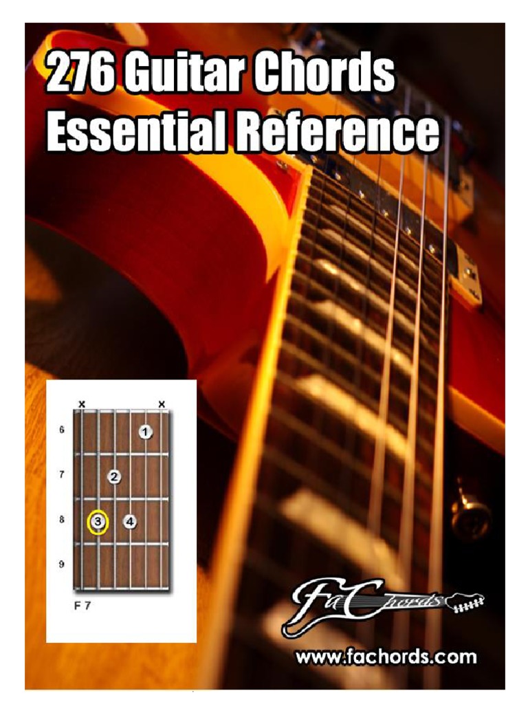 Guitar Essential Chords | PDF | Chord (Music) | String Instruments